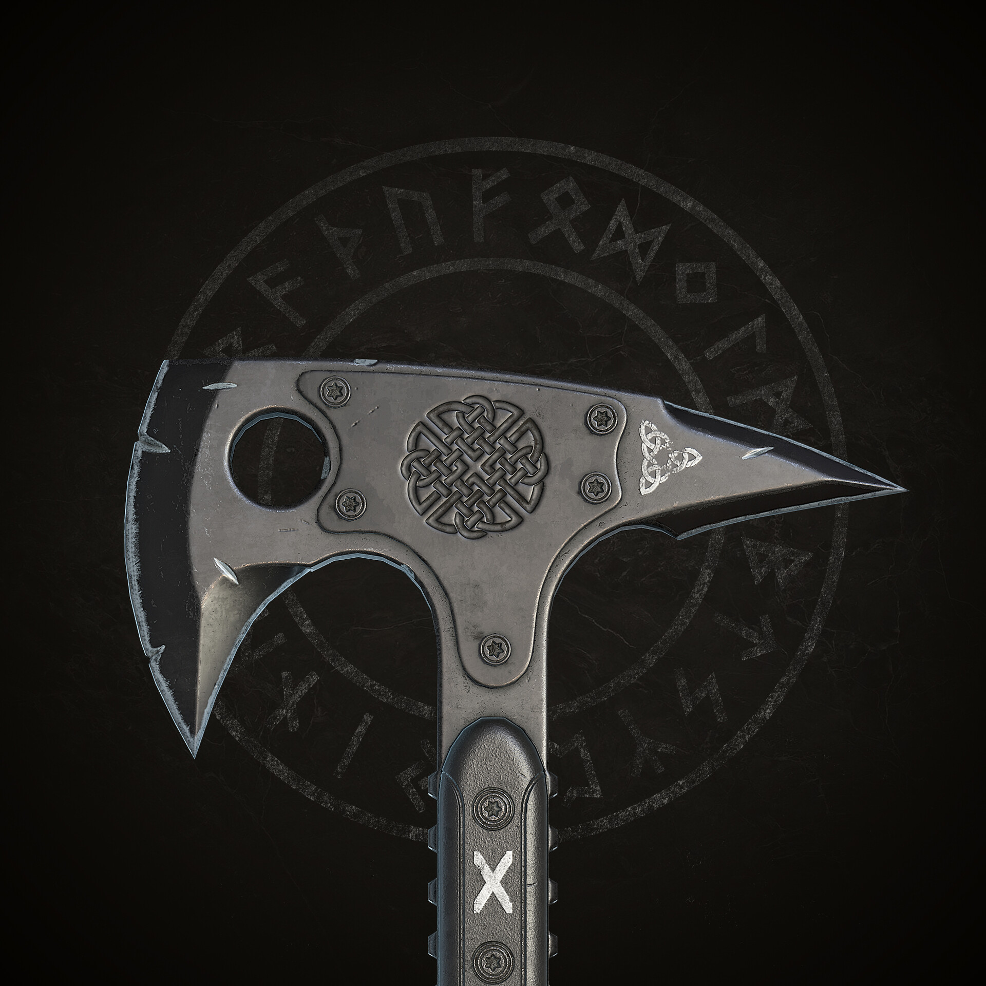 ArtStation - Modern Celtic Axe