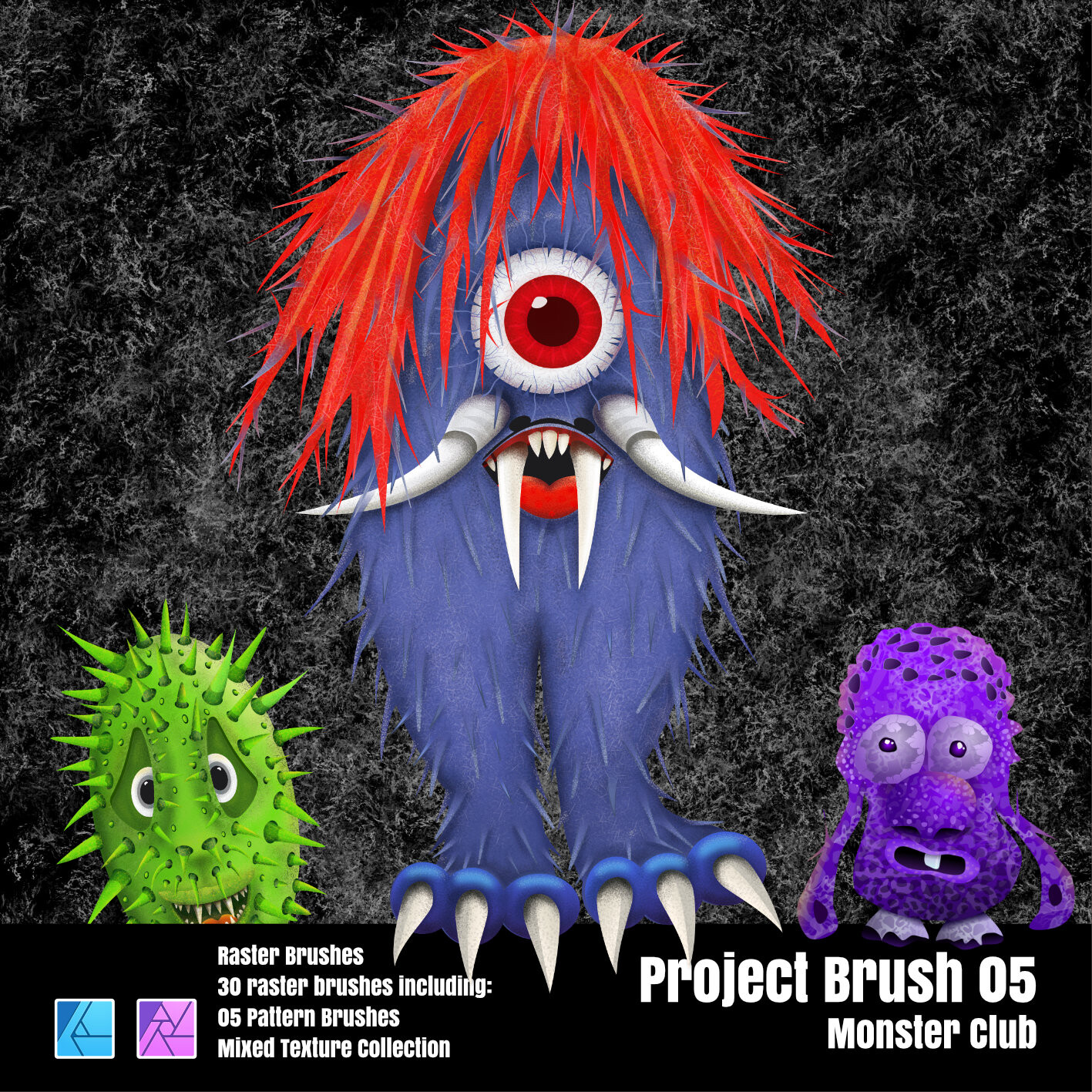 ArtStation - Project Brush 05: Monster Club
