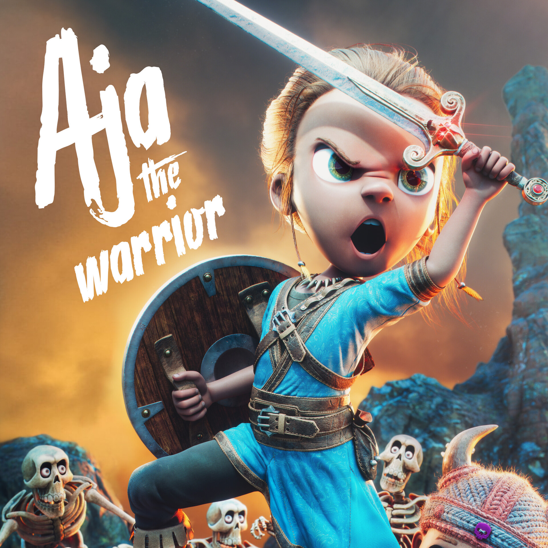 ArtStation - Aja The Warrior