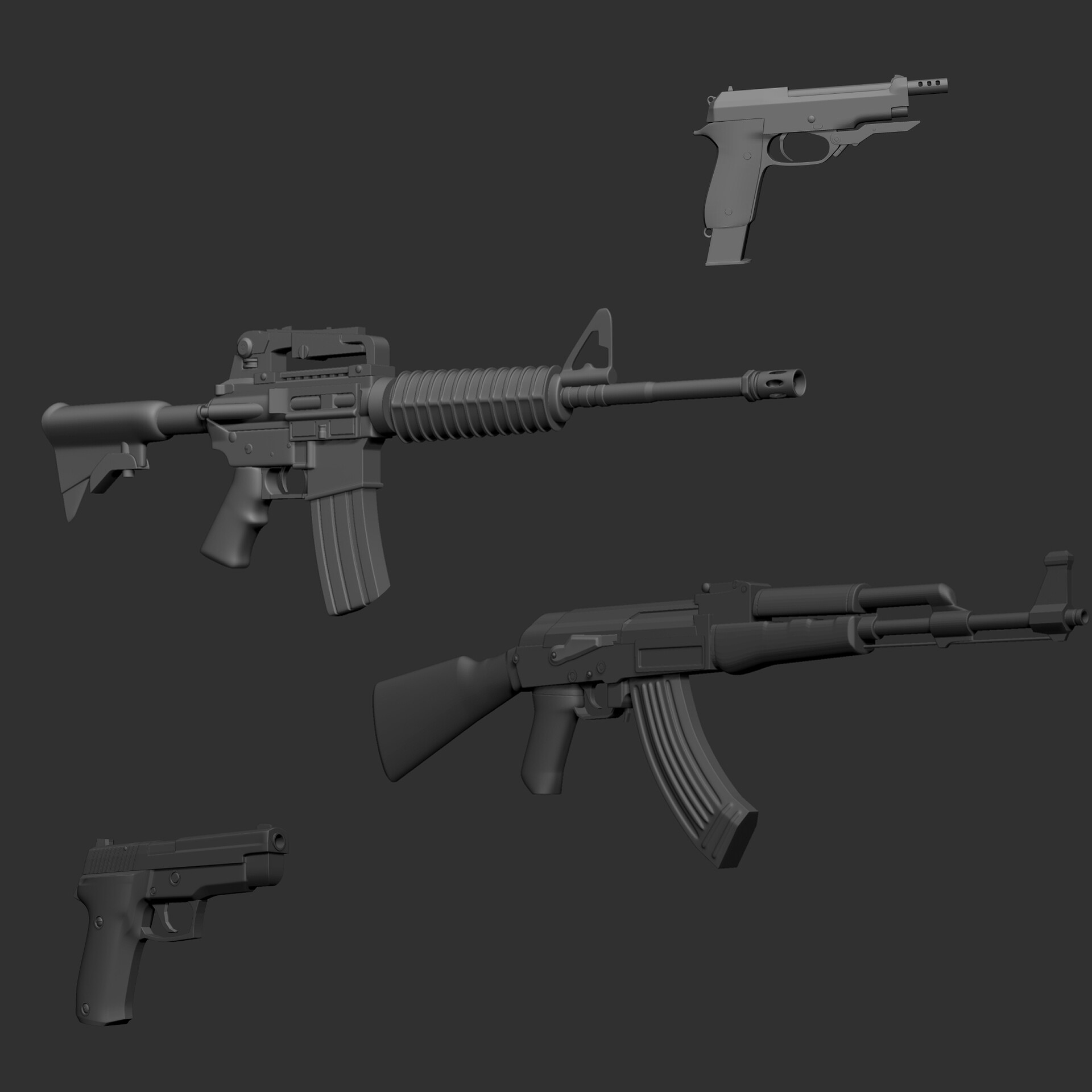 ArtStation - Weapons / guns