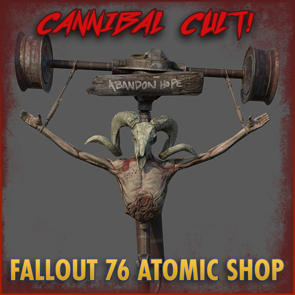 ArtStation - Fallout 76 Mothman Cult bone totems