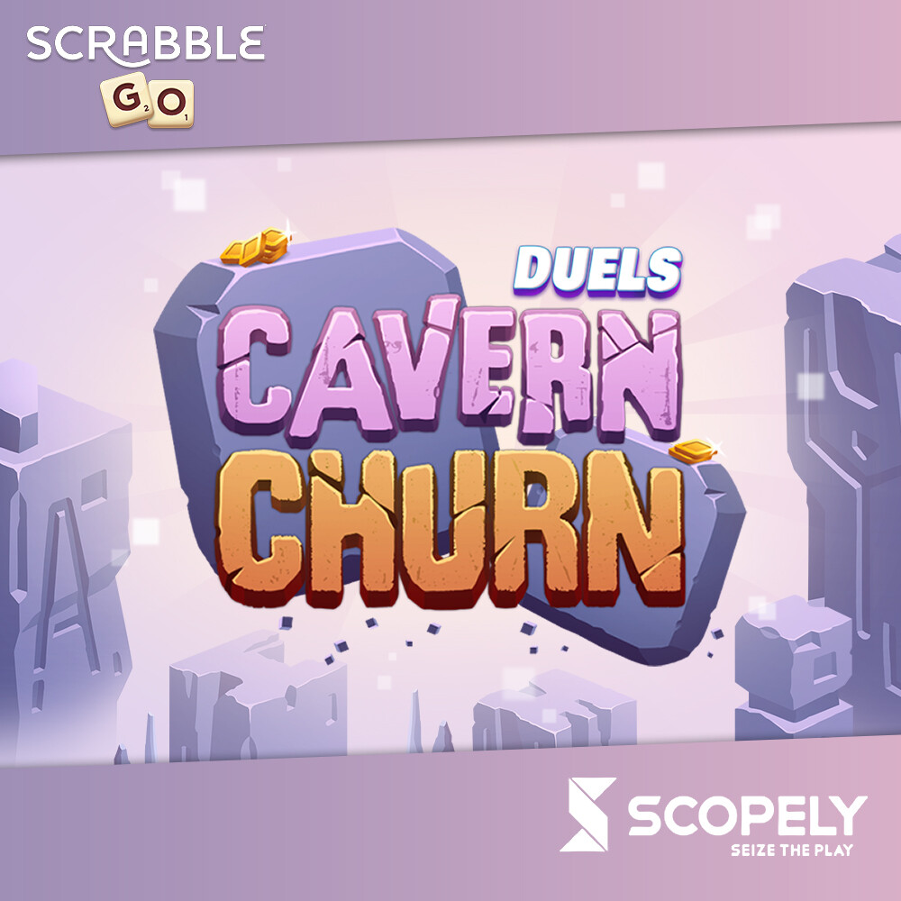 ArtStation - Duels Cavern Churn art for Scrabble® GO game