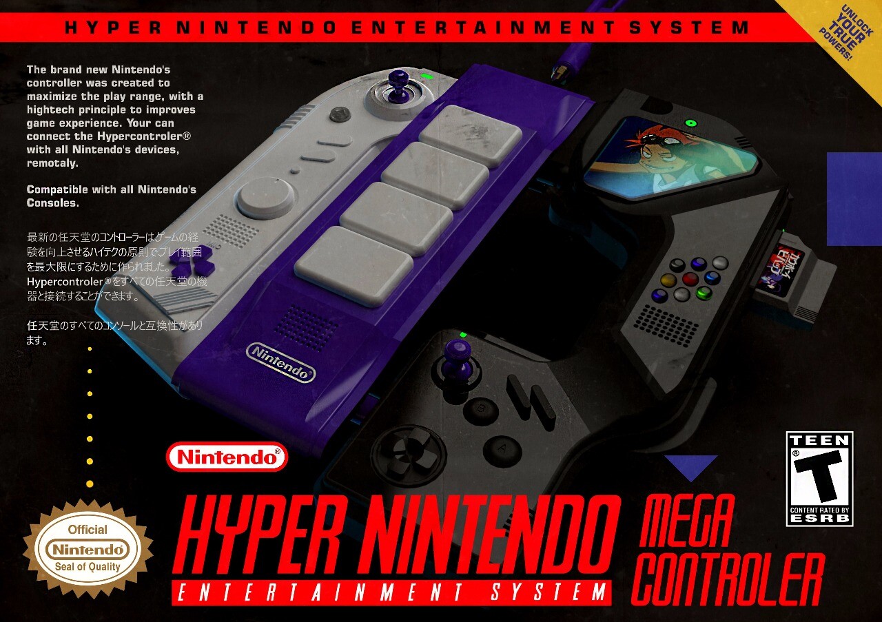 ArtStation - HYPER NINTENDO - THE TOP SECRET PROTOTYPE