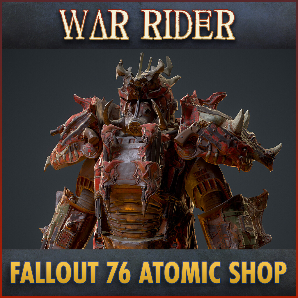 ArtStation - Fallout 76- War Rider Power Armor