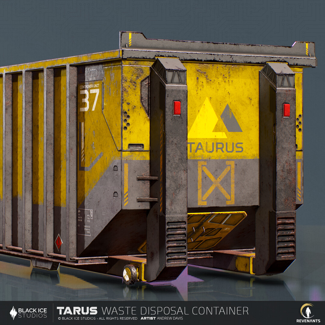ArtStation - Scifi Trash Container