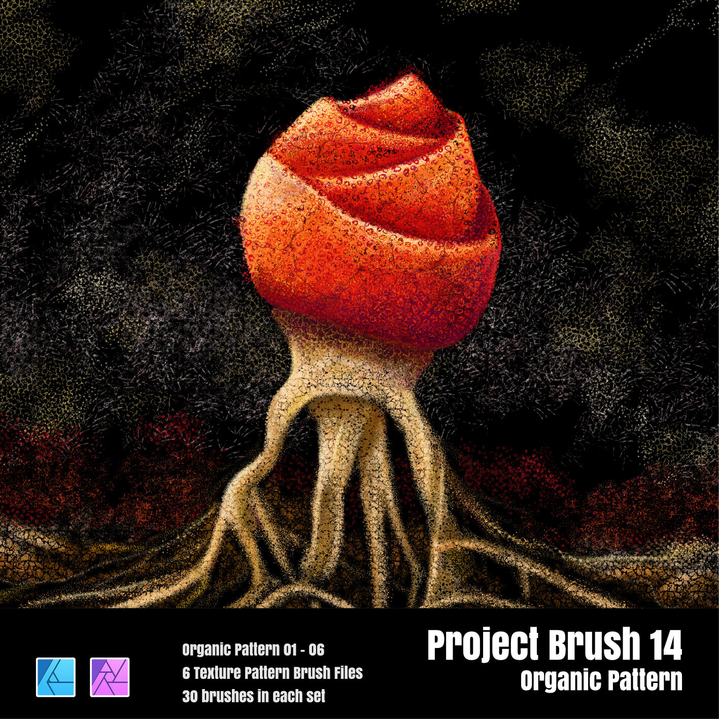 ArtStation - Project Brush 14: Organic Patterns