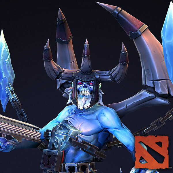 ArtStation - Icebound King - Lich Set - Dota 2