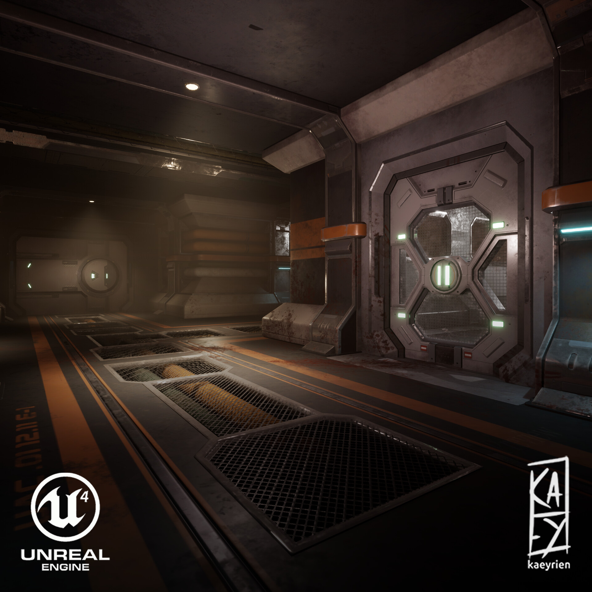 ArtStation - DOOM Inspired Environment