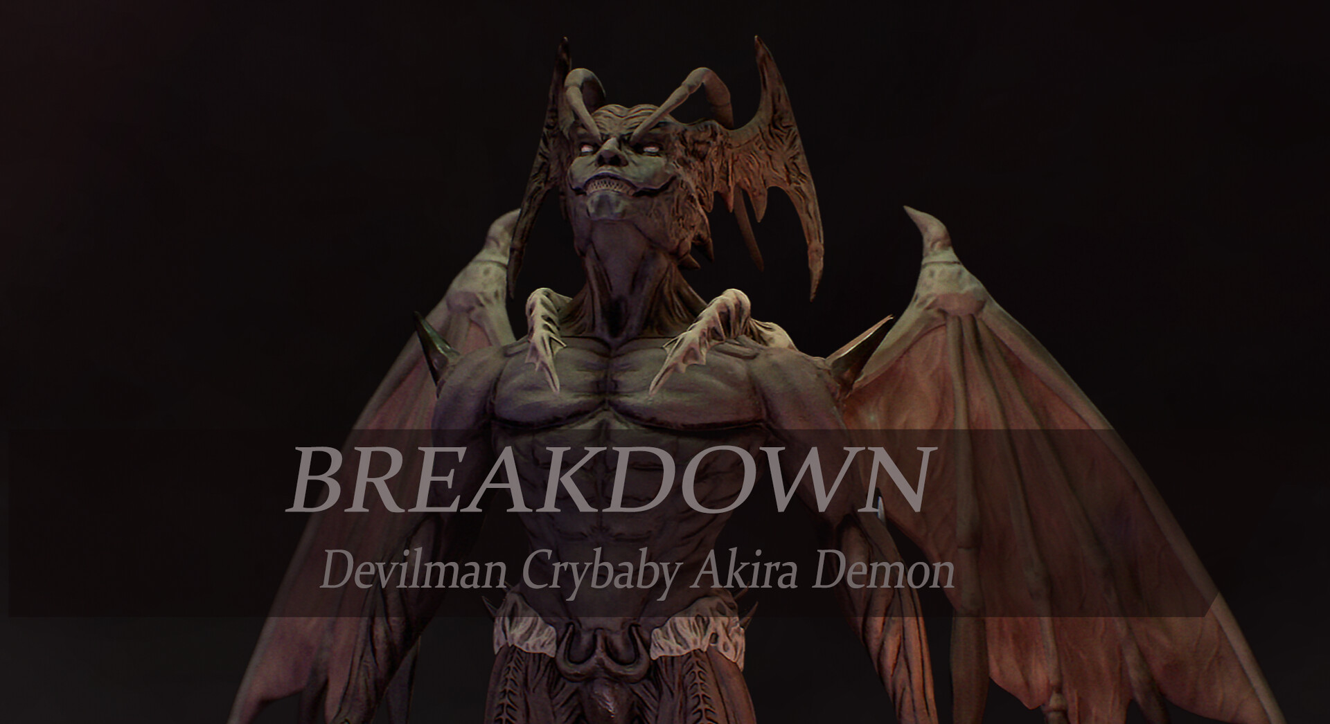 ArtStation - Devilman Crybaby Akira Demon Breakdown