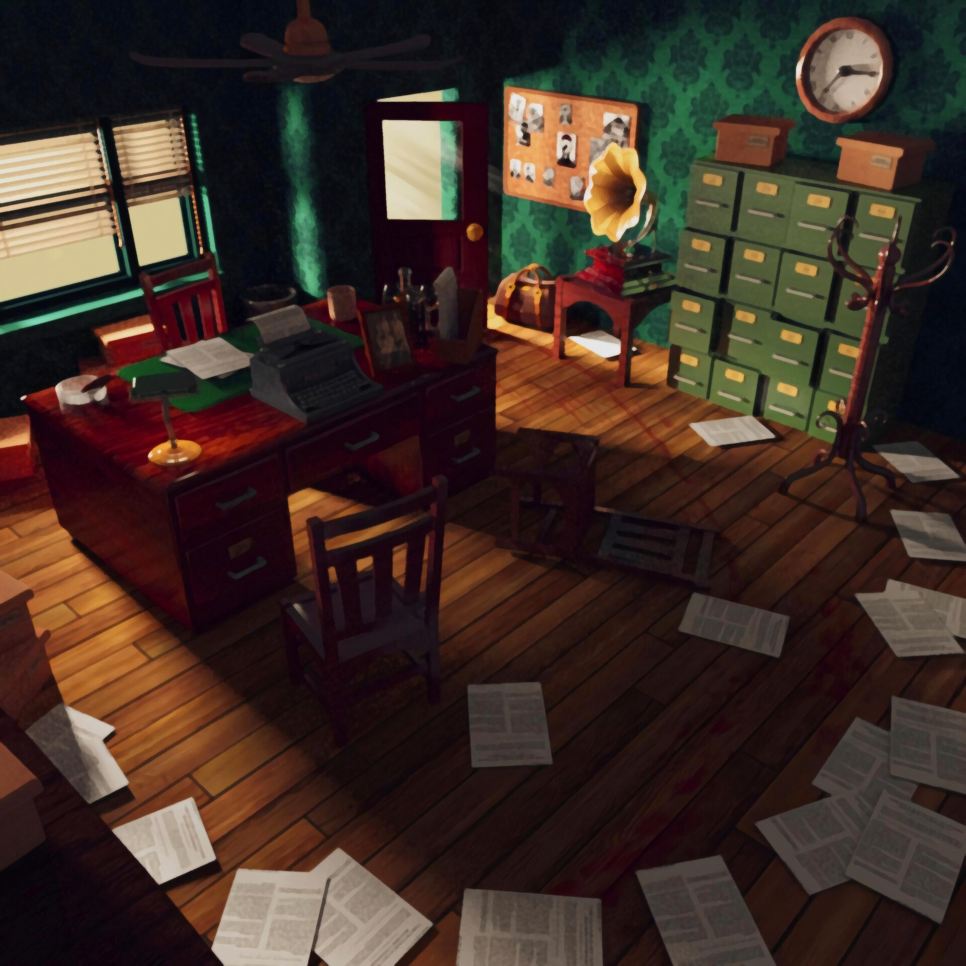 ArtStation - Detective's Room