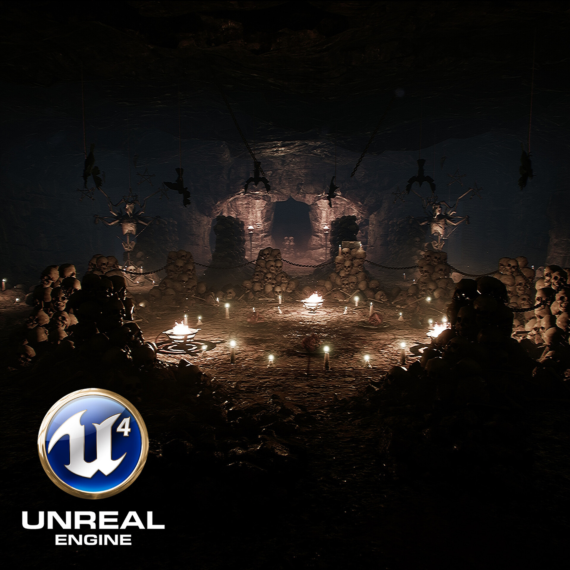 ArtStation - Mansion Basement [UE4] - The Dark Occult