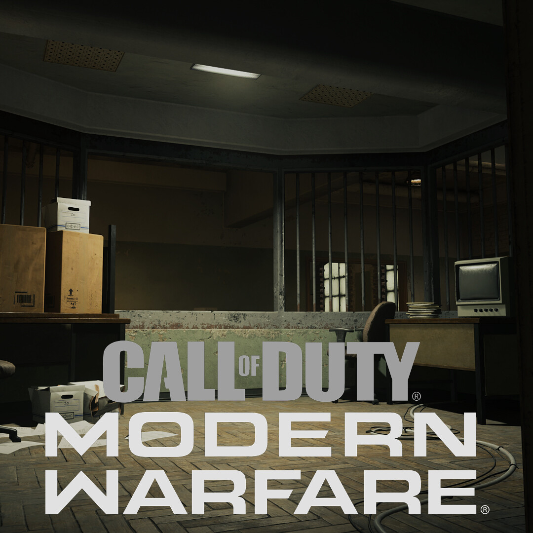 ArtStation - Prison lobby - Rebirth Island - Call of Duty : Modern Warfare