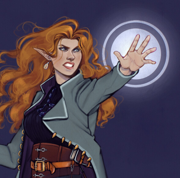 ArtStation - Cipher the Chronurgy Wizard