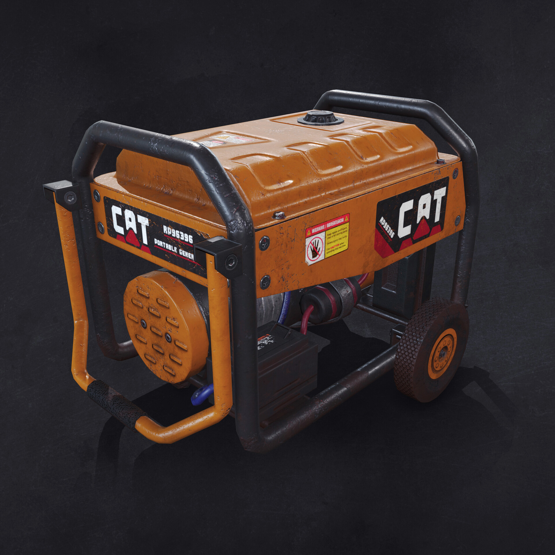 ArtStation - Portable Generator game prop