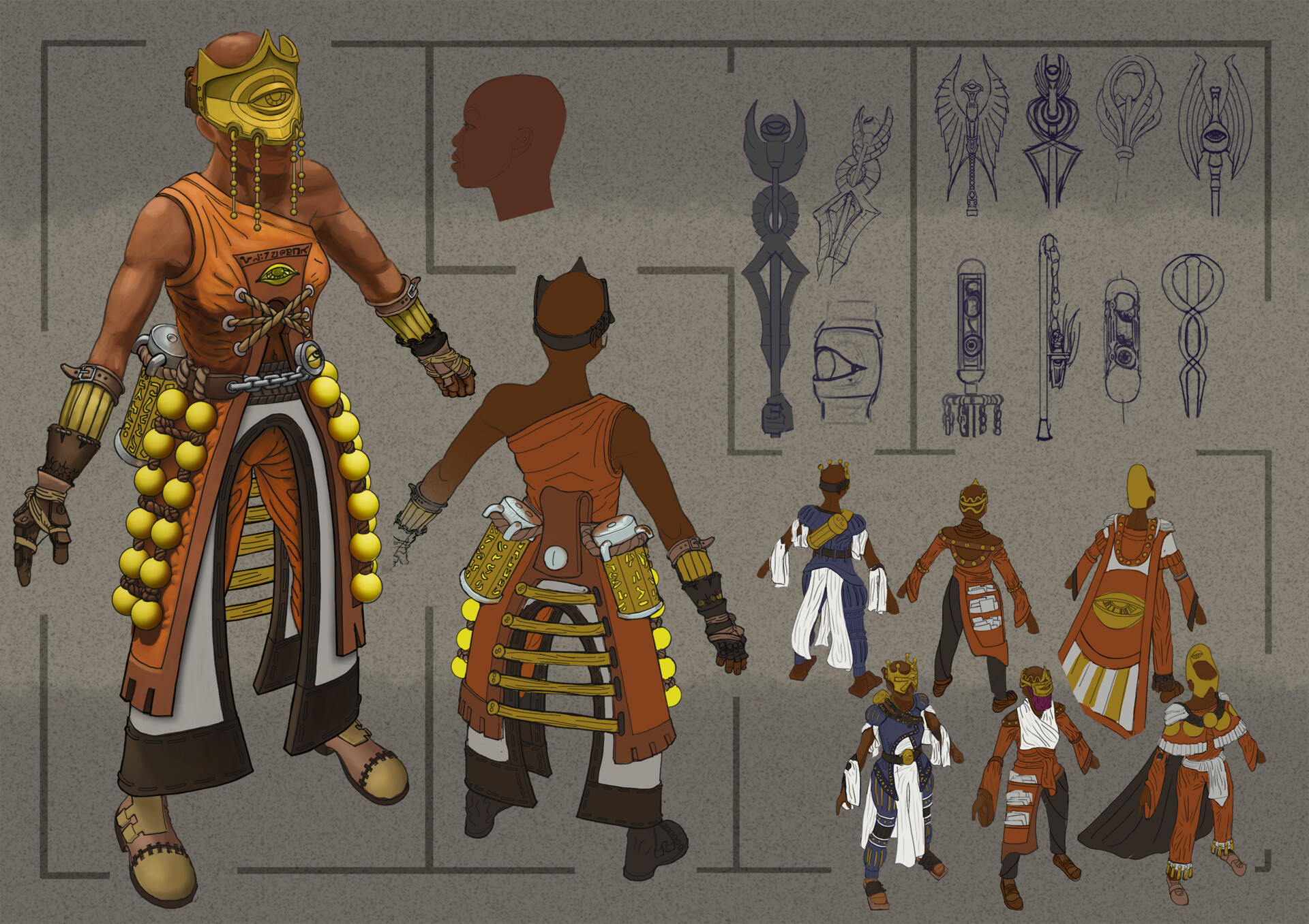 ArtStation - Priest Monk