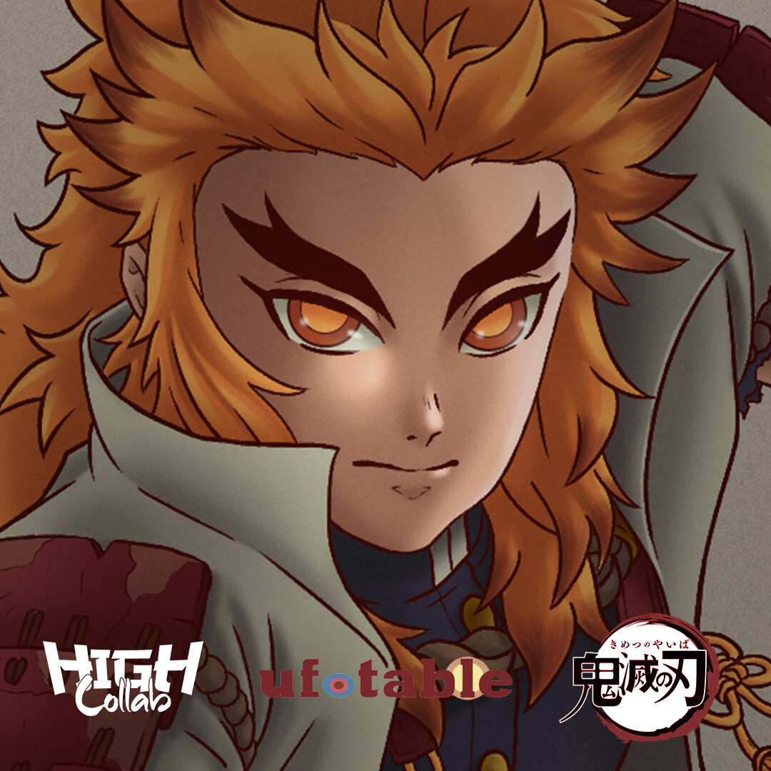 ArtStation - 🔥 Kyōjurō Rengoku / 👹 Kimetsu no Yaiba