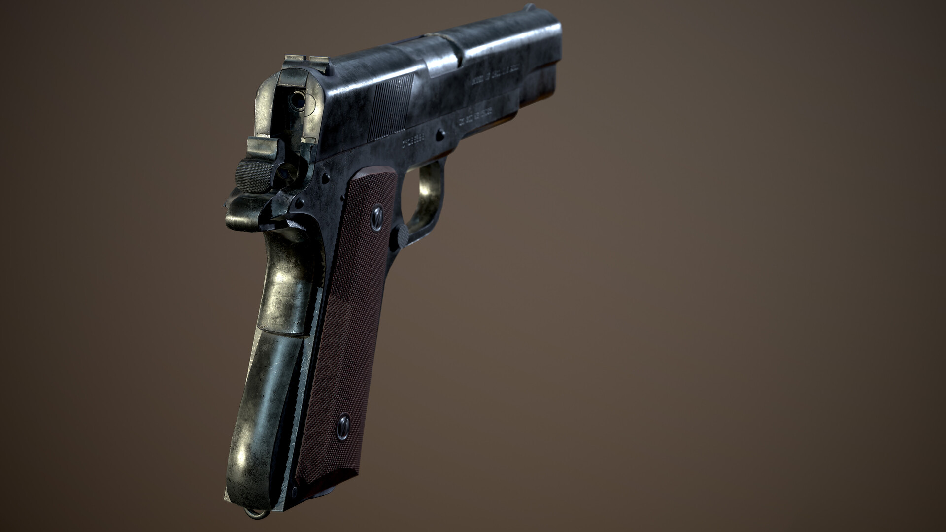 ArtStation - M1911 3D Weapon Game engine ready