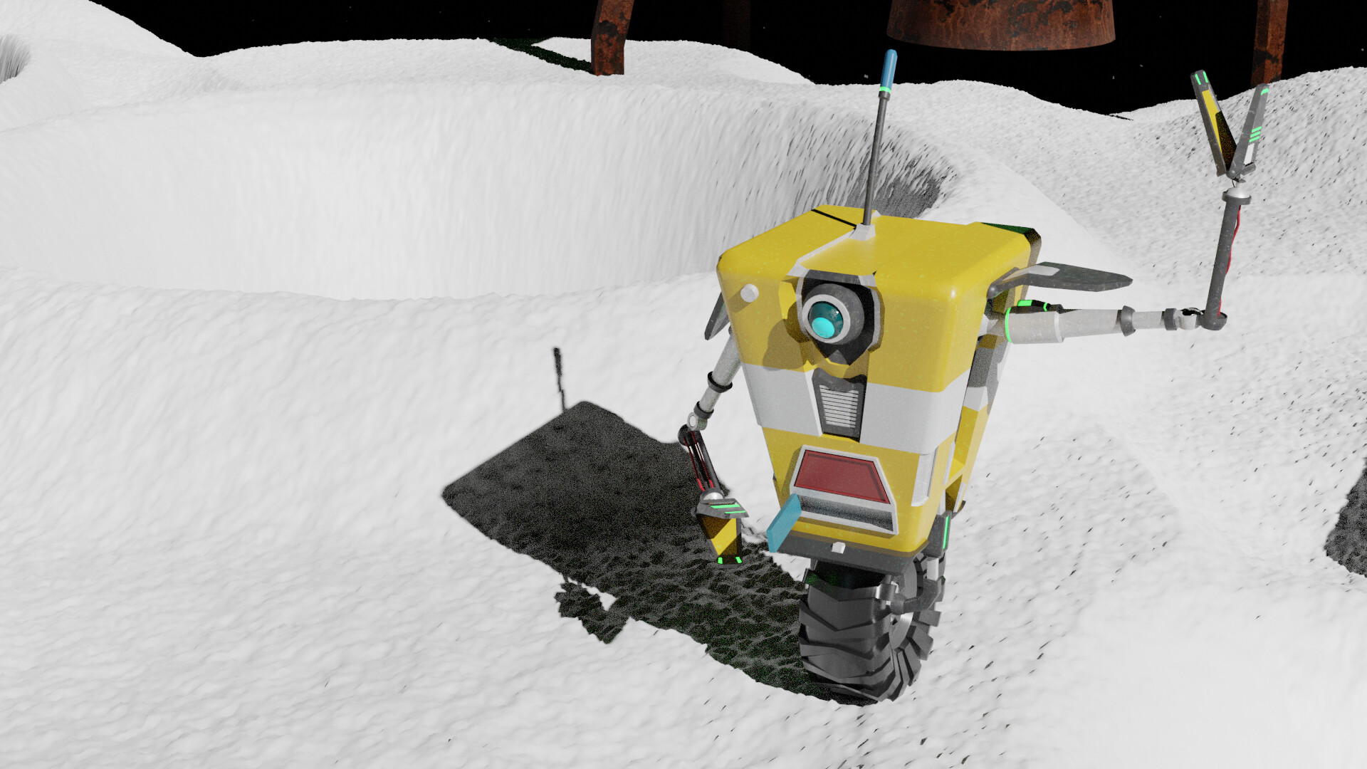 ArtStation - Claptrap on the Moon(Character, rig and animation)