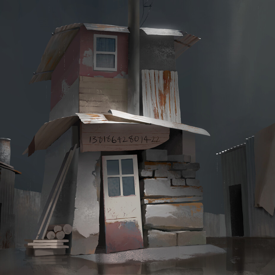 ArtStation - Slum House