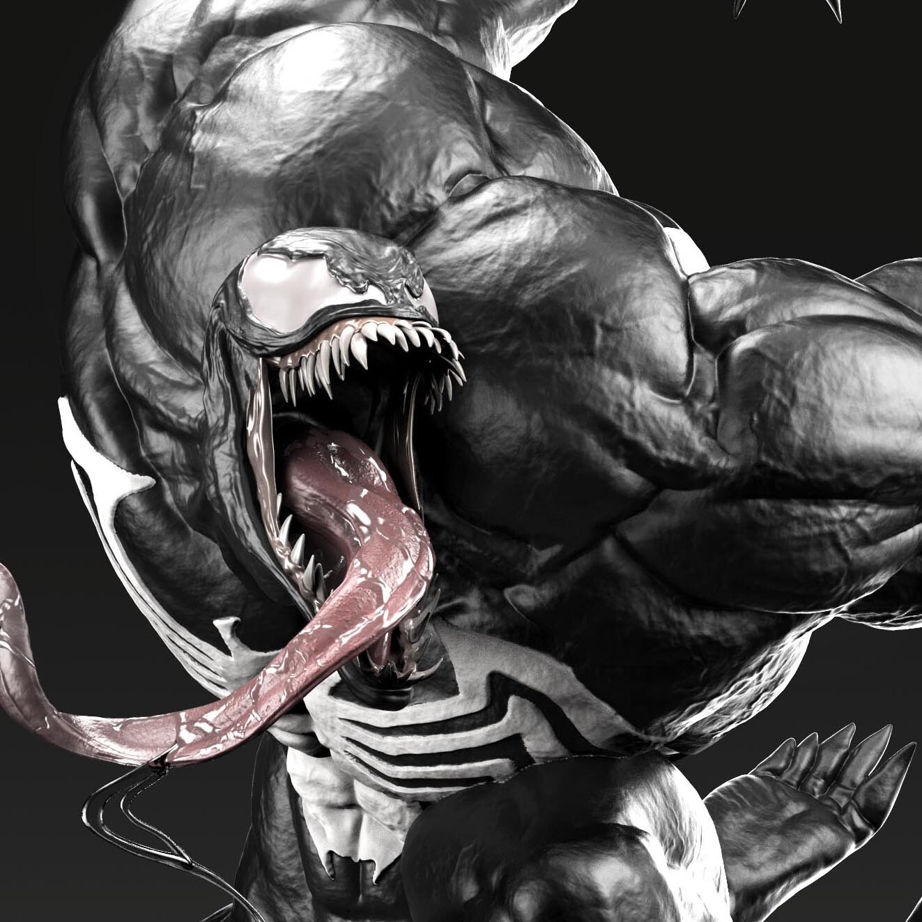 ArtStation - -Venom- Based on Cover
