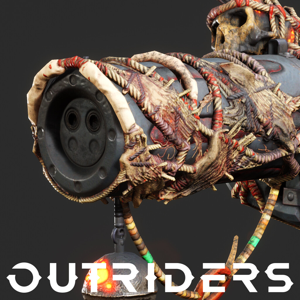 ArtStation - OUTRIDERS - Legendary Weapon: Lucky Jinx