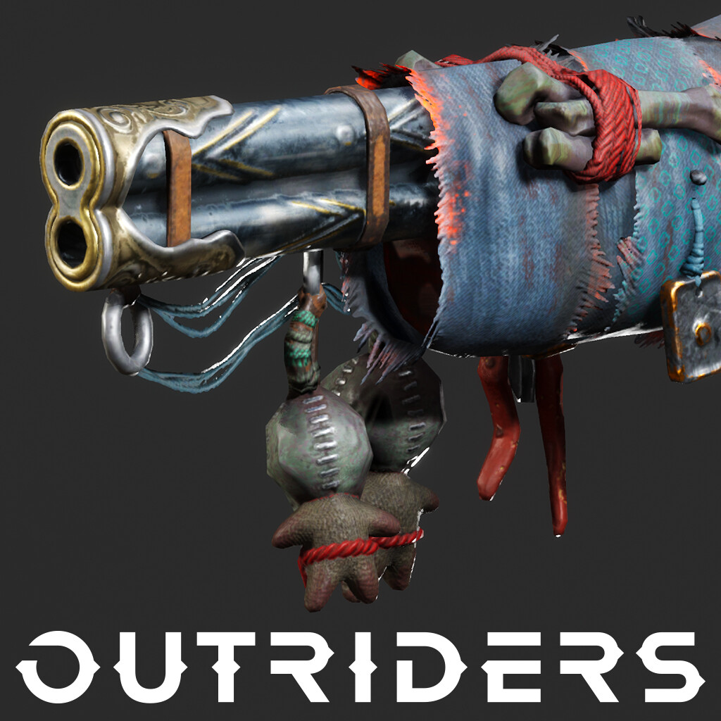 ArtStation - OUTRIDERS - Legendary Weapon: Voodoo Matchmaker