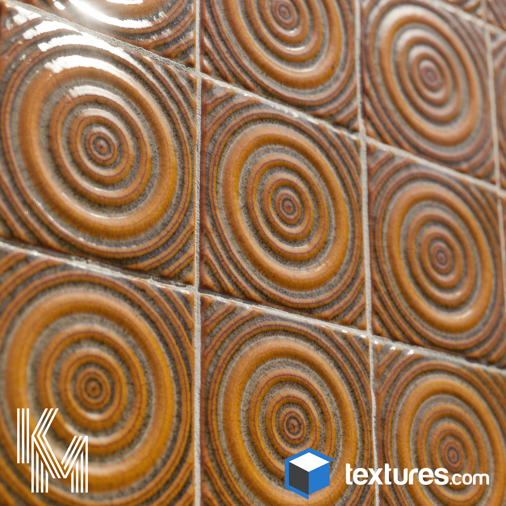 ArtStation - Trippy Vintage Tiles Material | Photoscanned | Textures.com