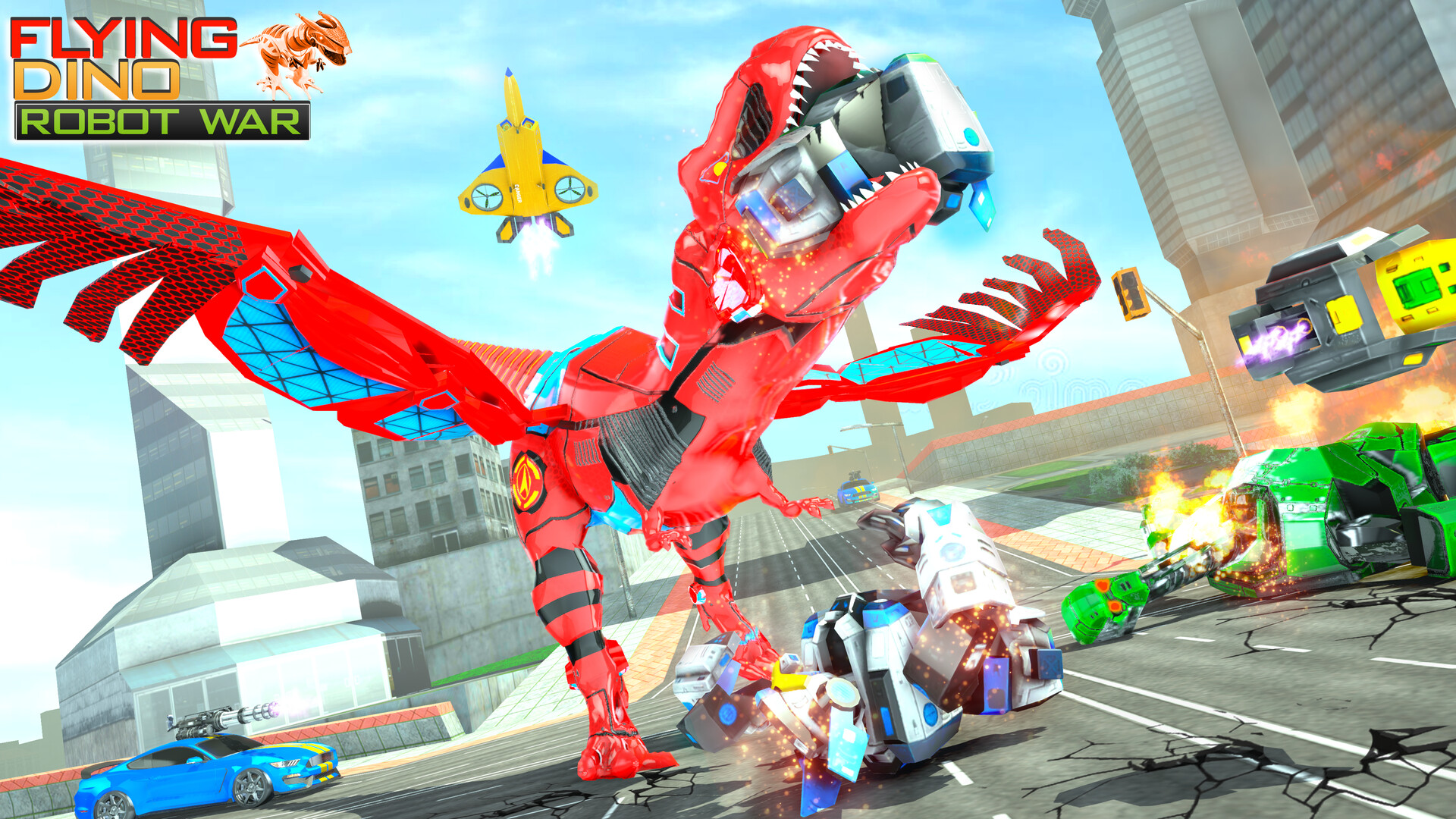 ArtStation - Flying Dino Robot