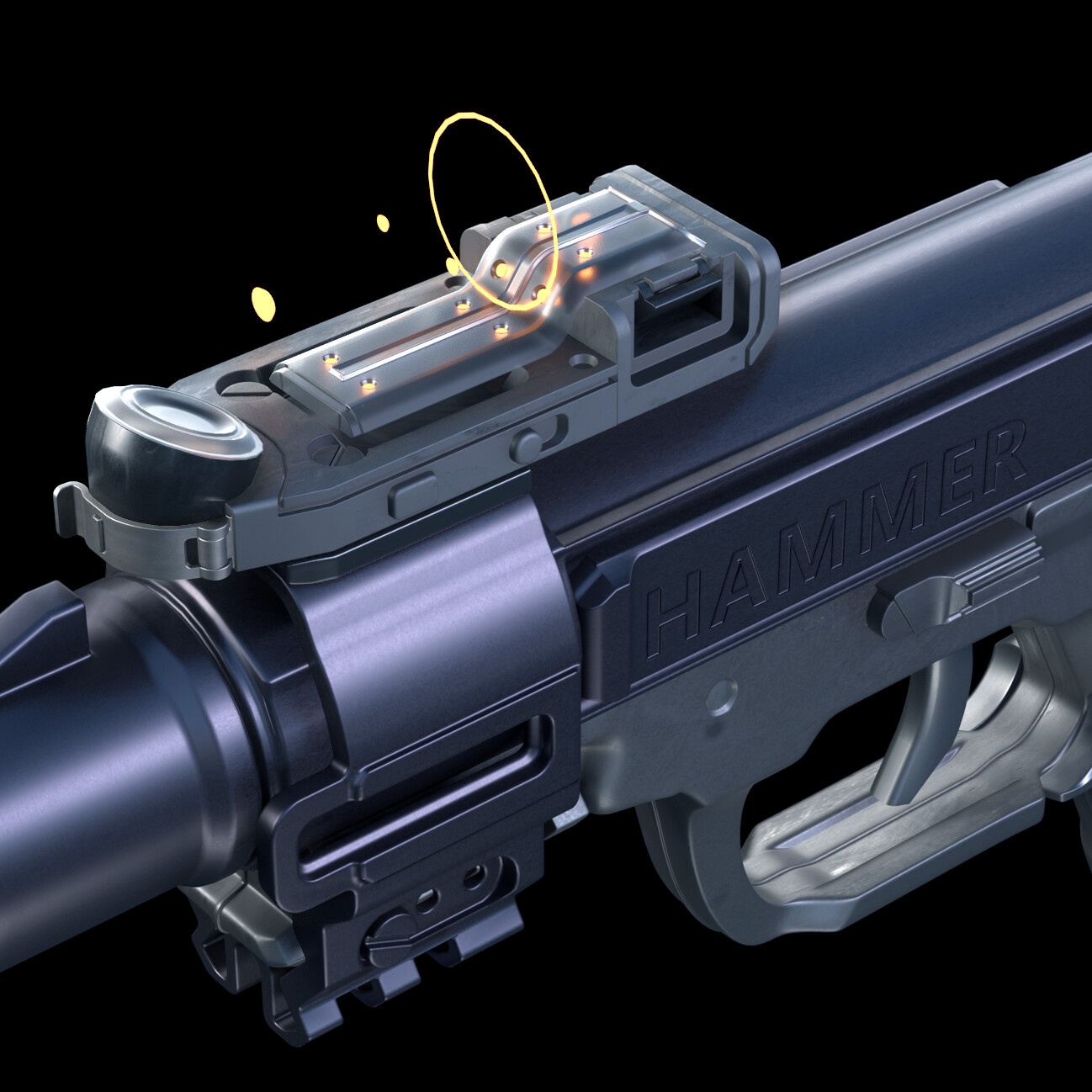 ArtStation - _Hammer_ Handgun