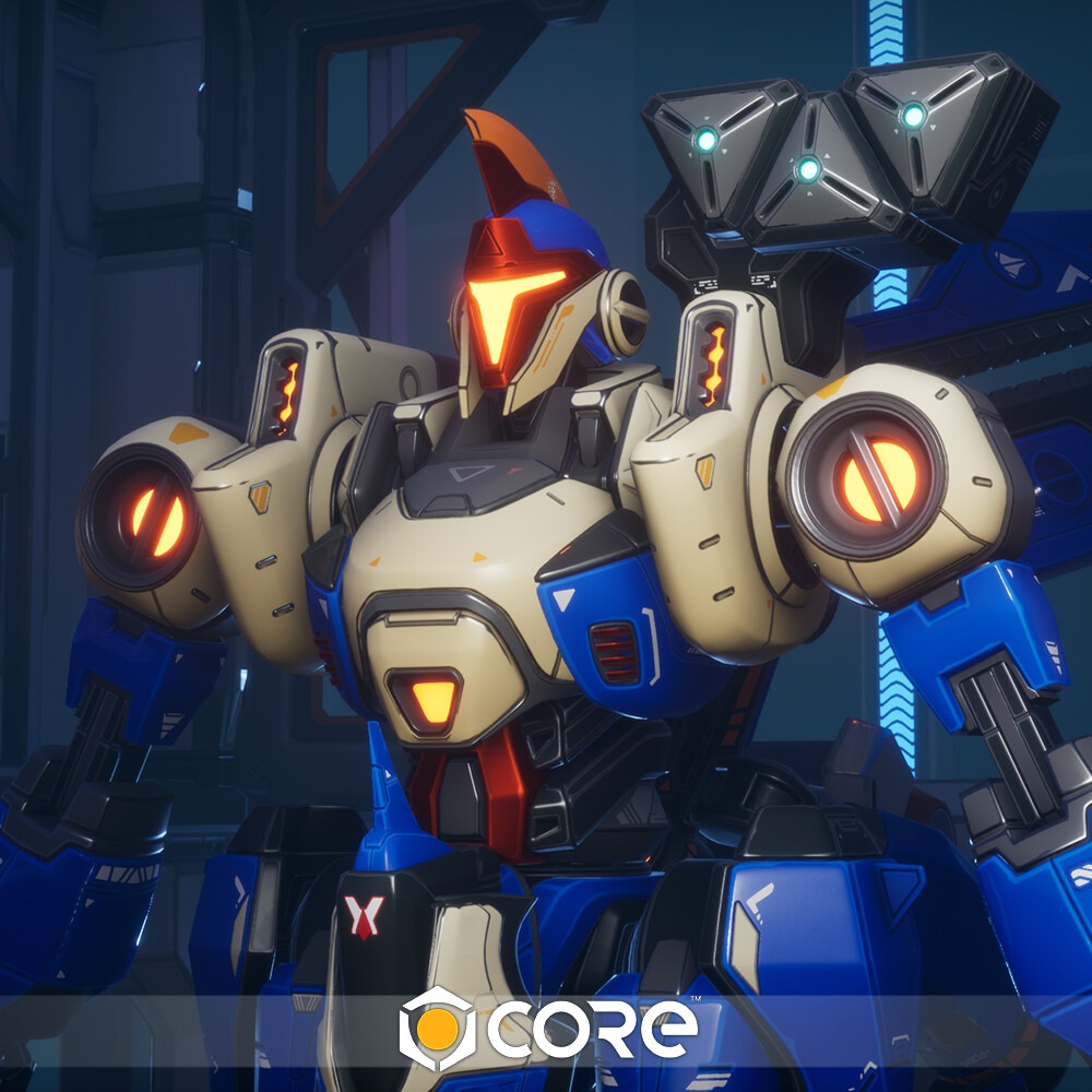 ArtStation - Core - Mecha Kit (Lower + Cannon)