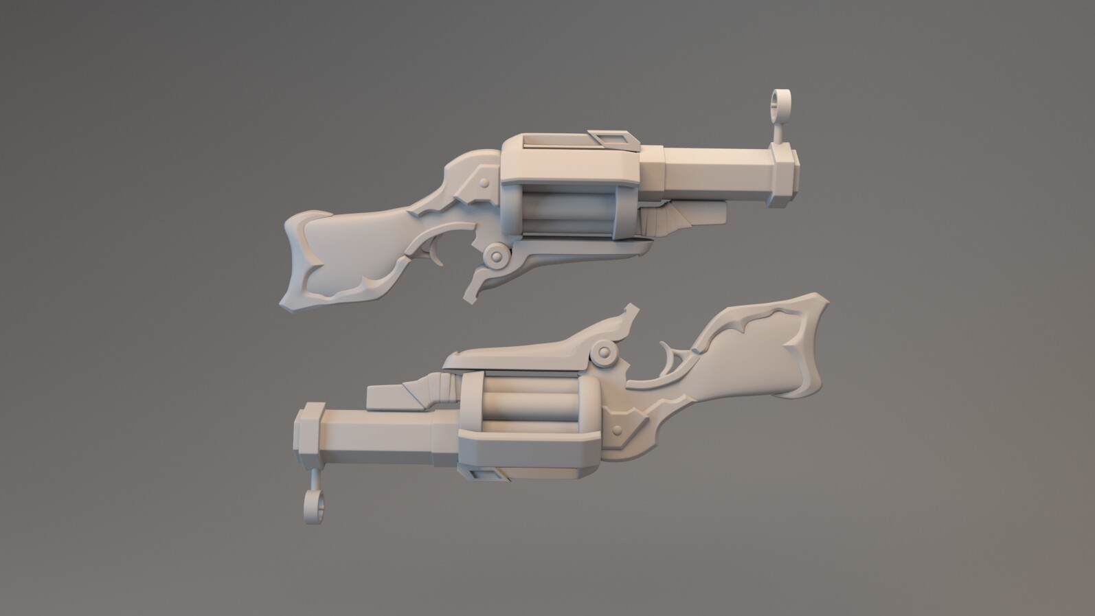 ArtStation - Stylized Gun