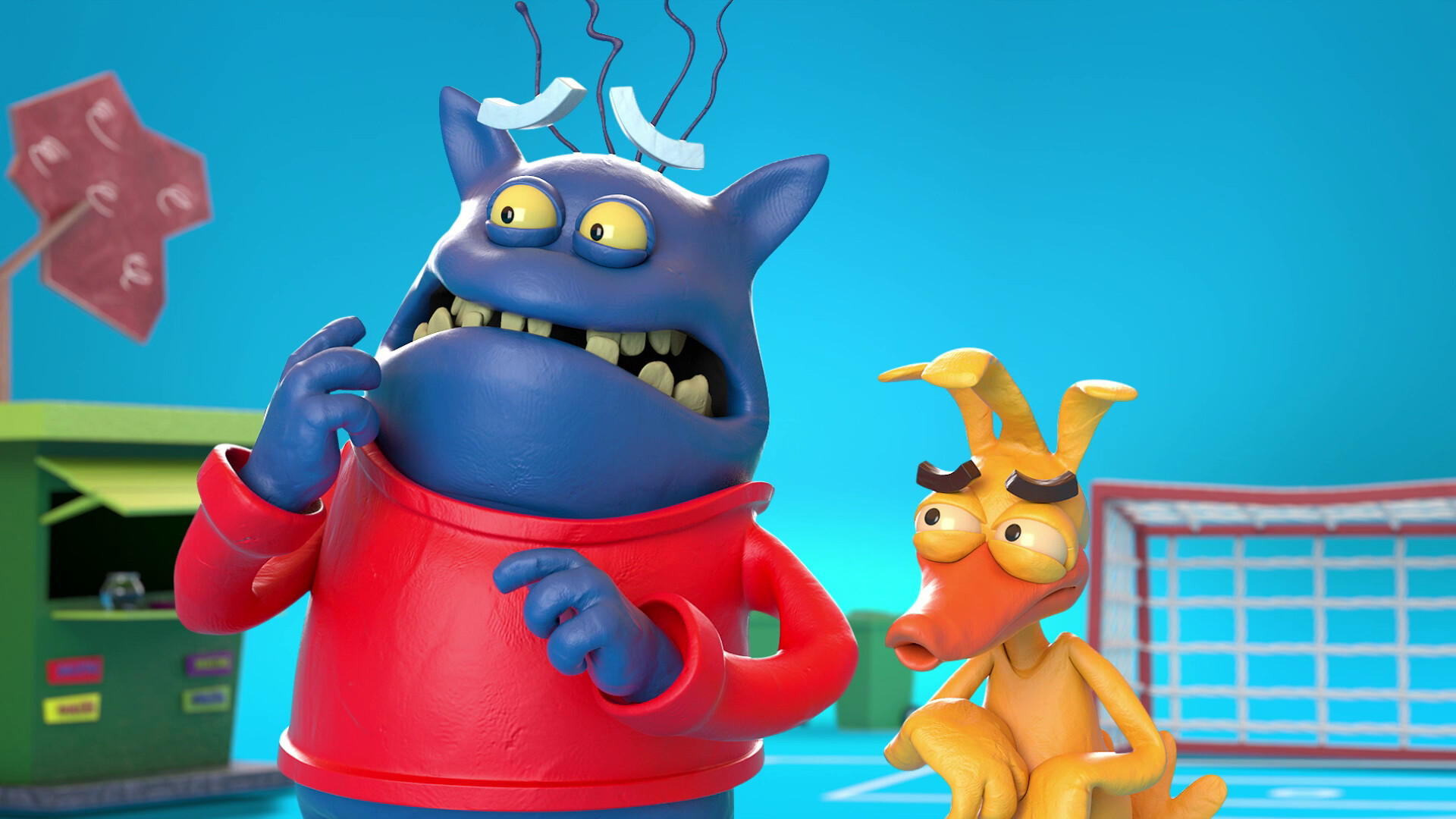 ArtStation - Proyecto "Ogro y Pollo 3D"