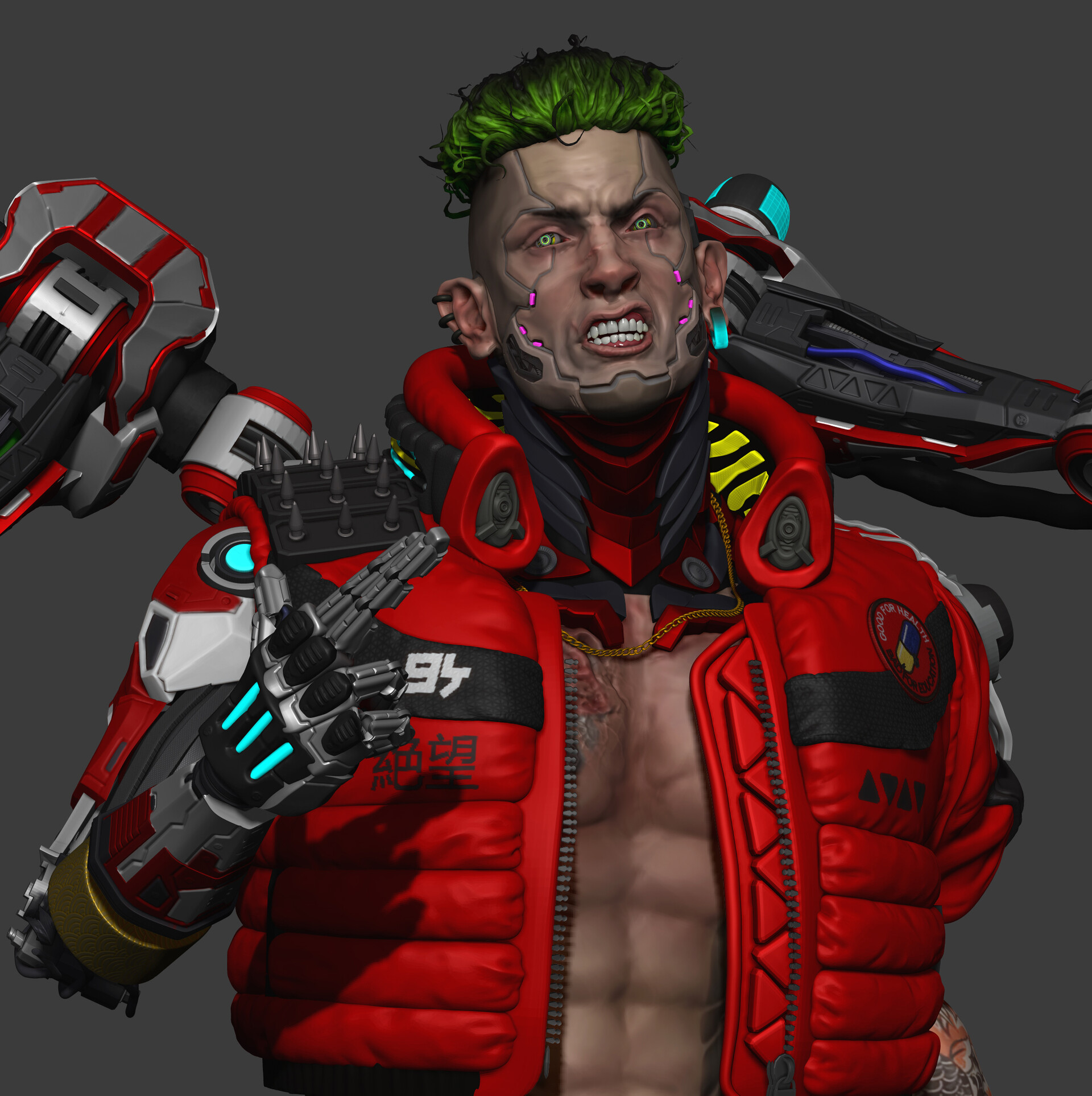 ArtStation - Kyo Desafío Cyberpunk