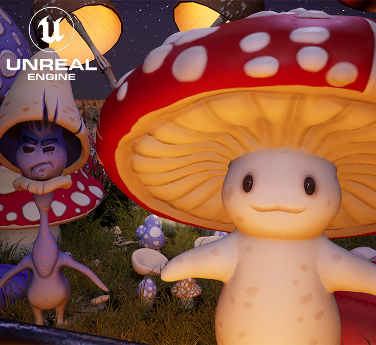 ArtStation - Mushy Adventure, Broshrooms of The soup and finer things.