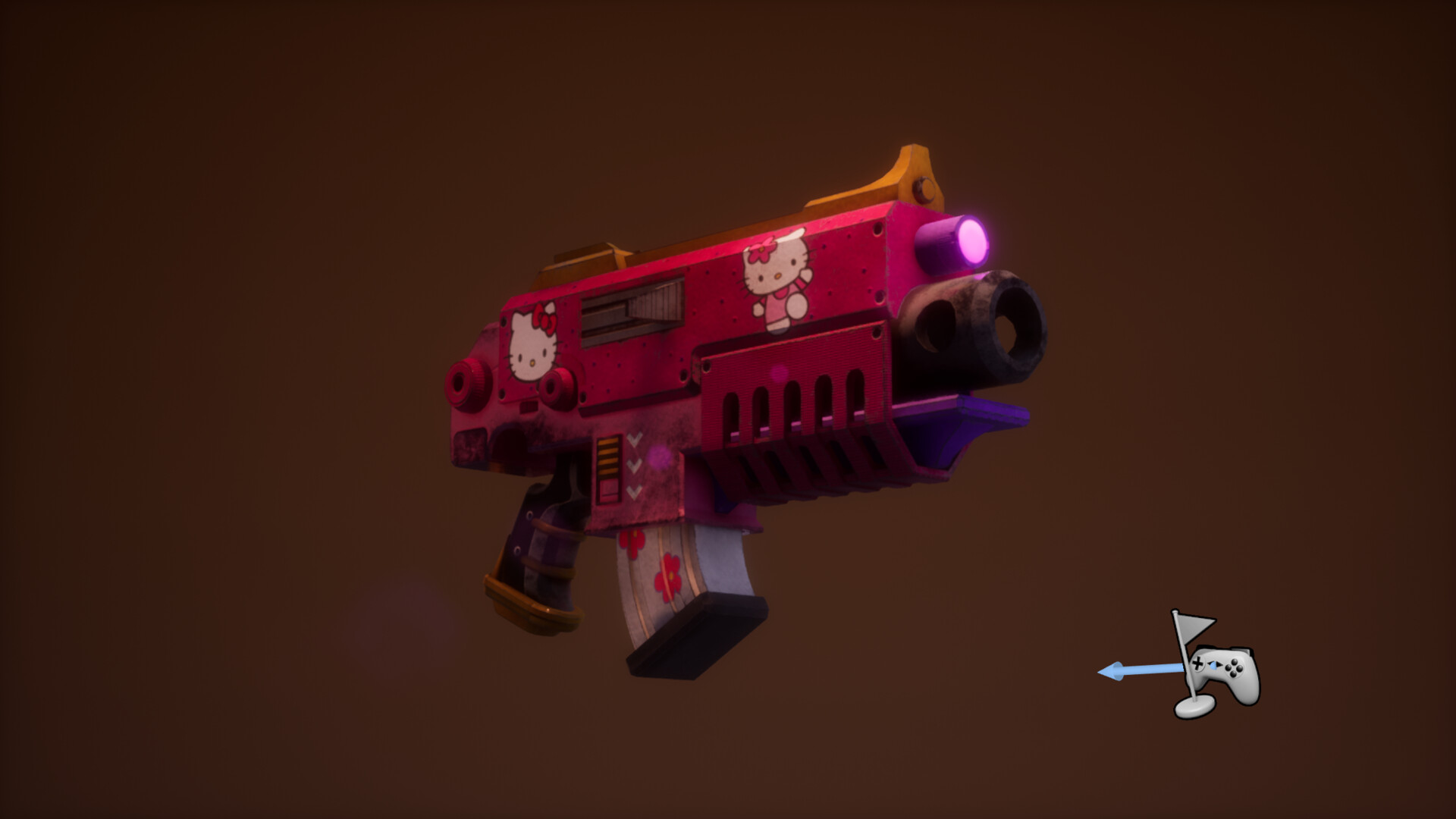 ArtStation - Warhammer 40k - Hello Kitty Bolter