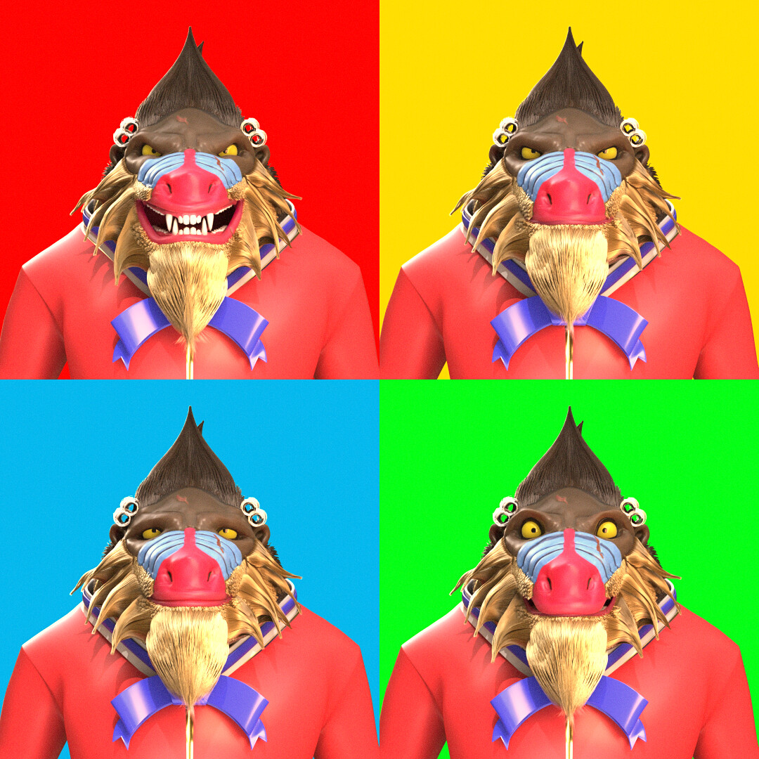 ArtStation - Scarlemagne - Facial Expressions / Kipo And The Age Of ...