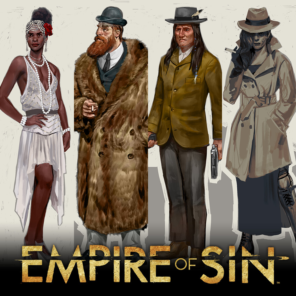 ArtStation - Empire of Sin Gangsters & NPC concepts