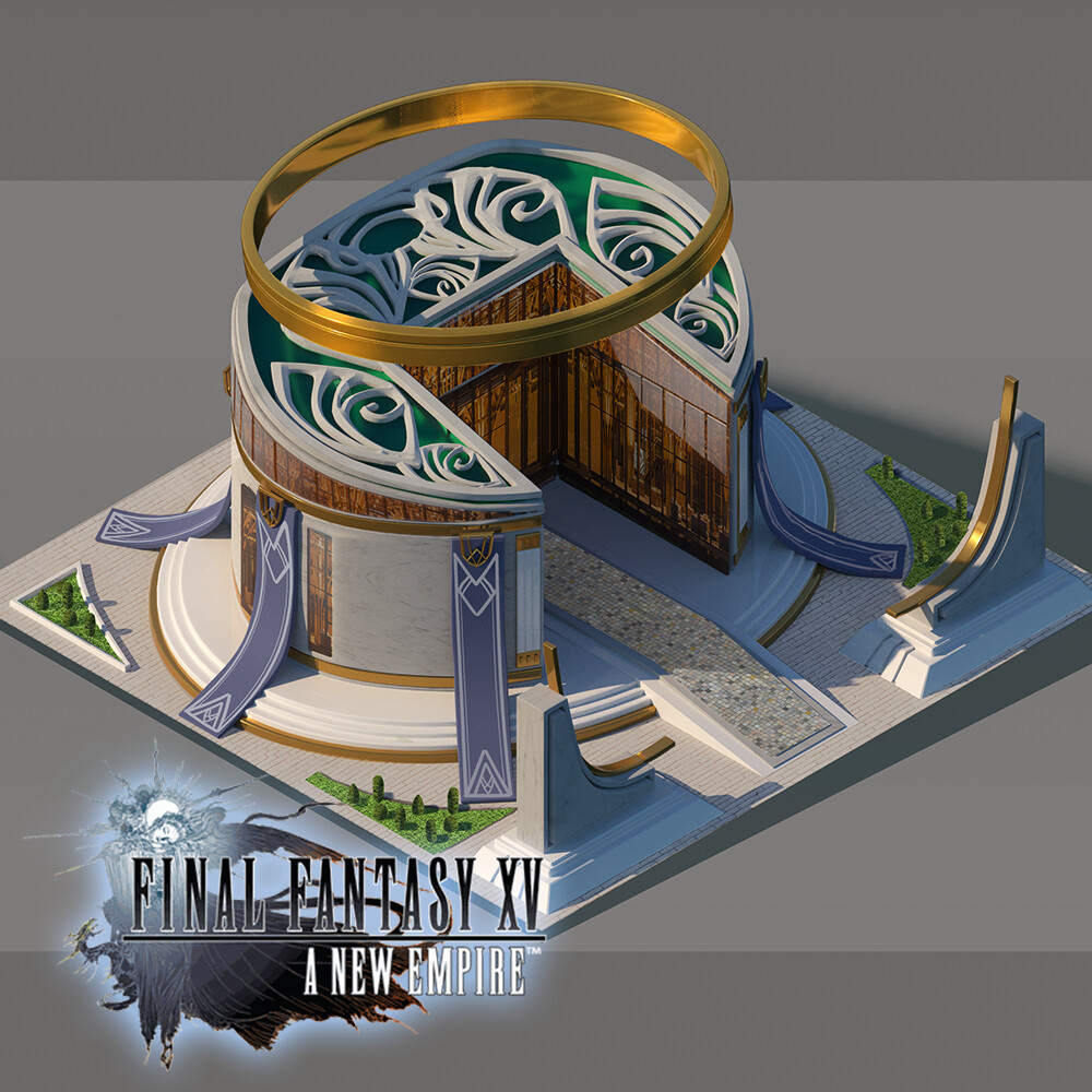 ArtStation - Final Fantasy a New Empire Research Building Concept