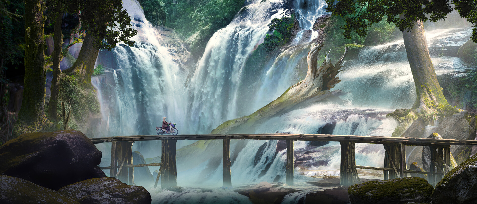 ArtStation - Waterfall Path