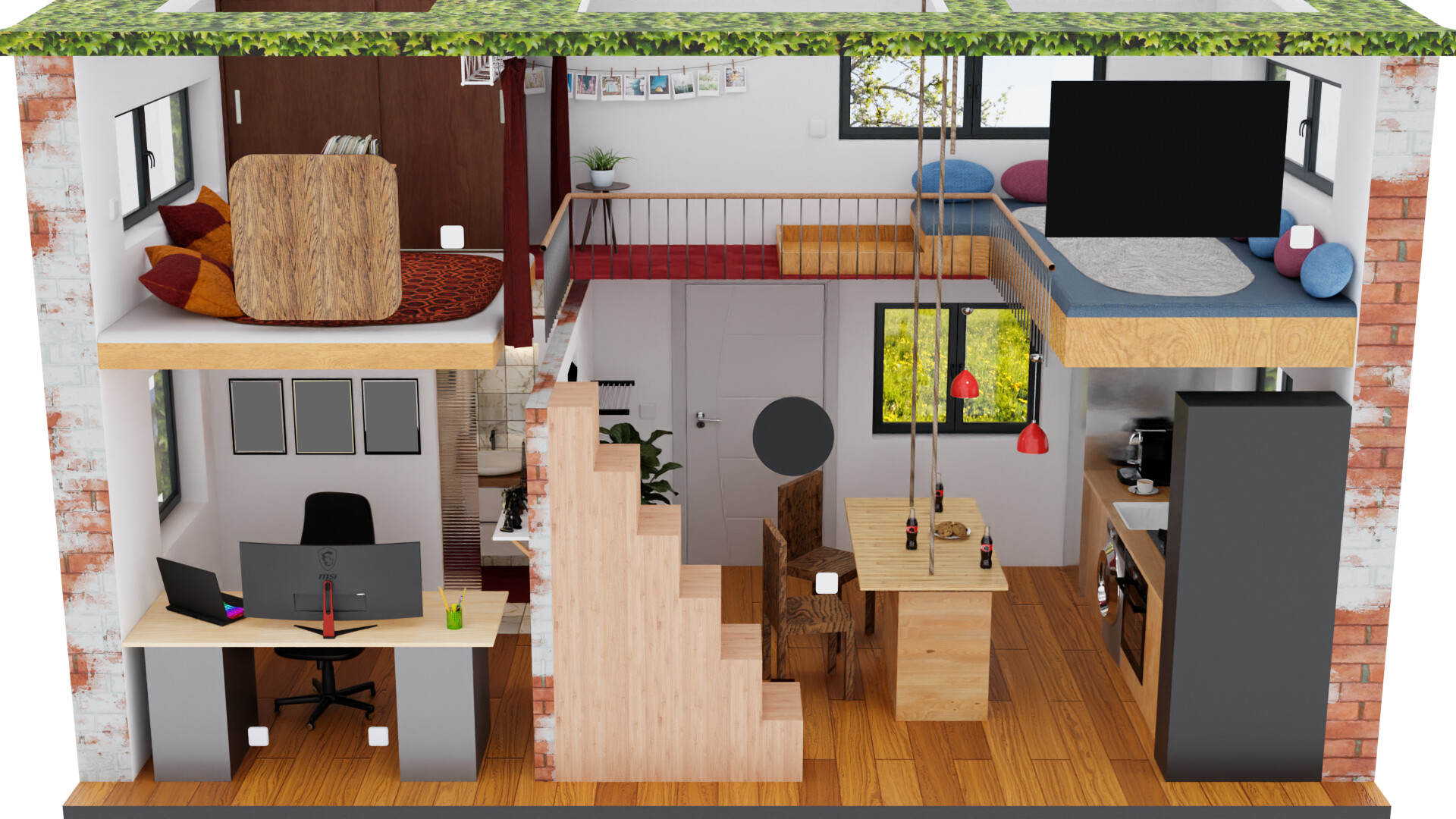 ArtStation - Tiny House concept visualization