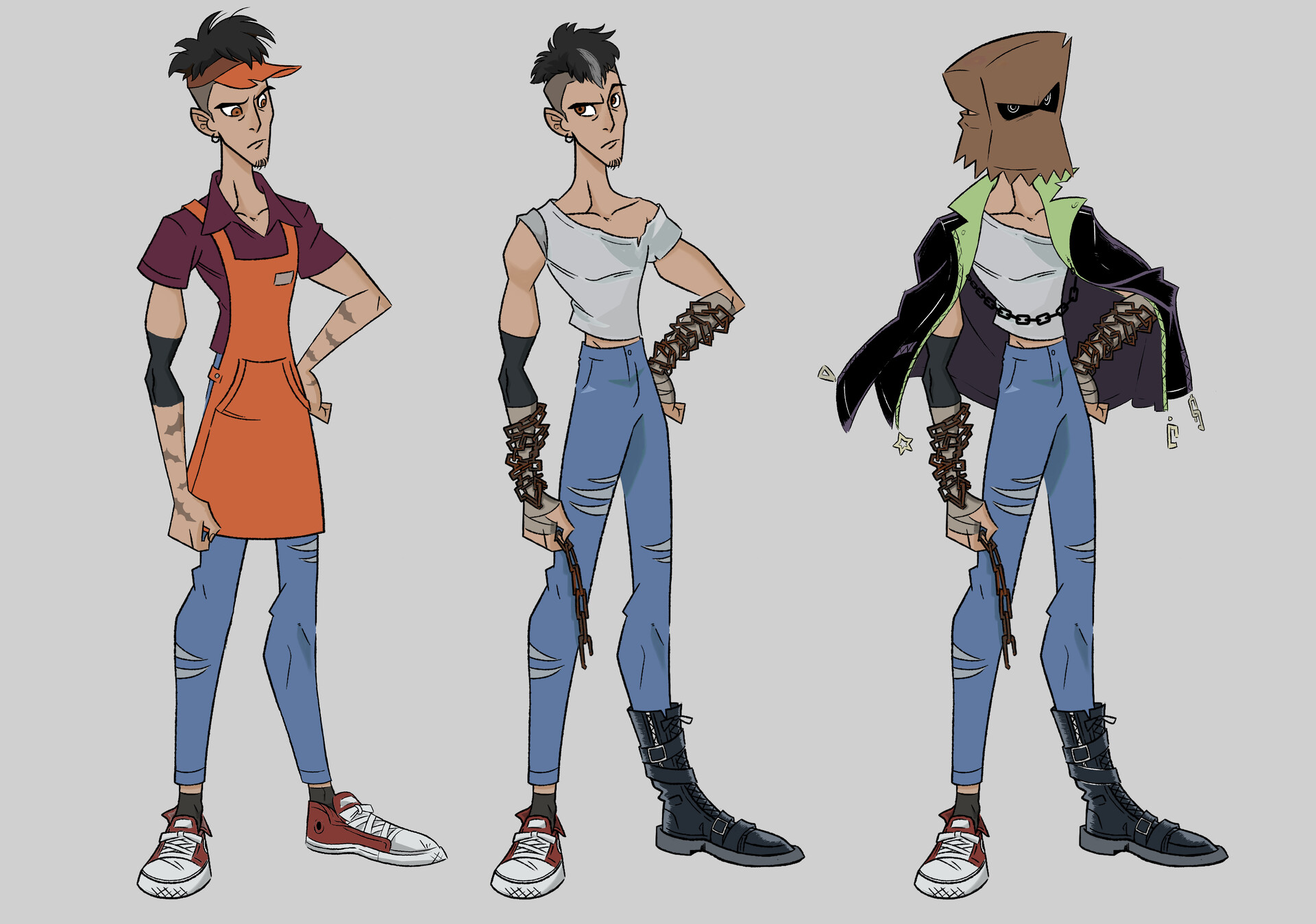 ArtStation - Character Coloring/Design - Upcoming Webtoon