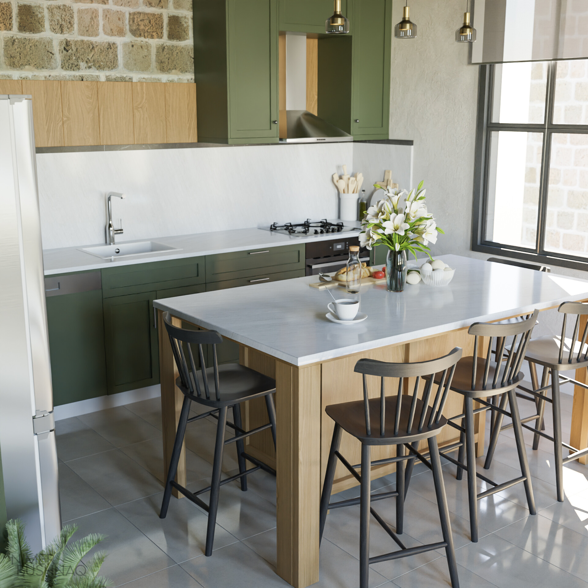 ArtStation - Kitchen_Archviz_Blender_4