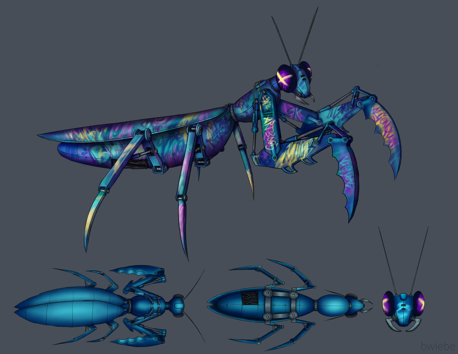 ArtStation - Mantis Mech