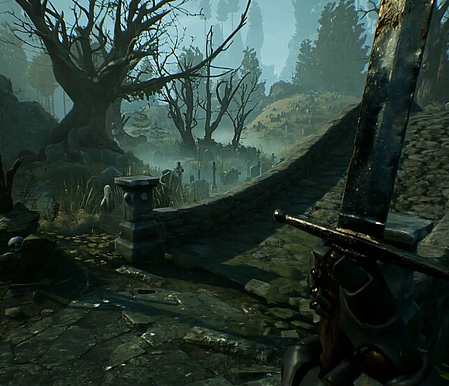 ArtStation - Swamp Cemetery - UE4