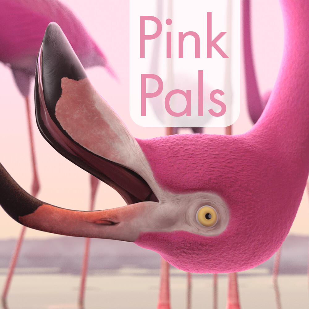 ArtStation - Pink Pals | Bachelor Project