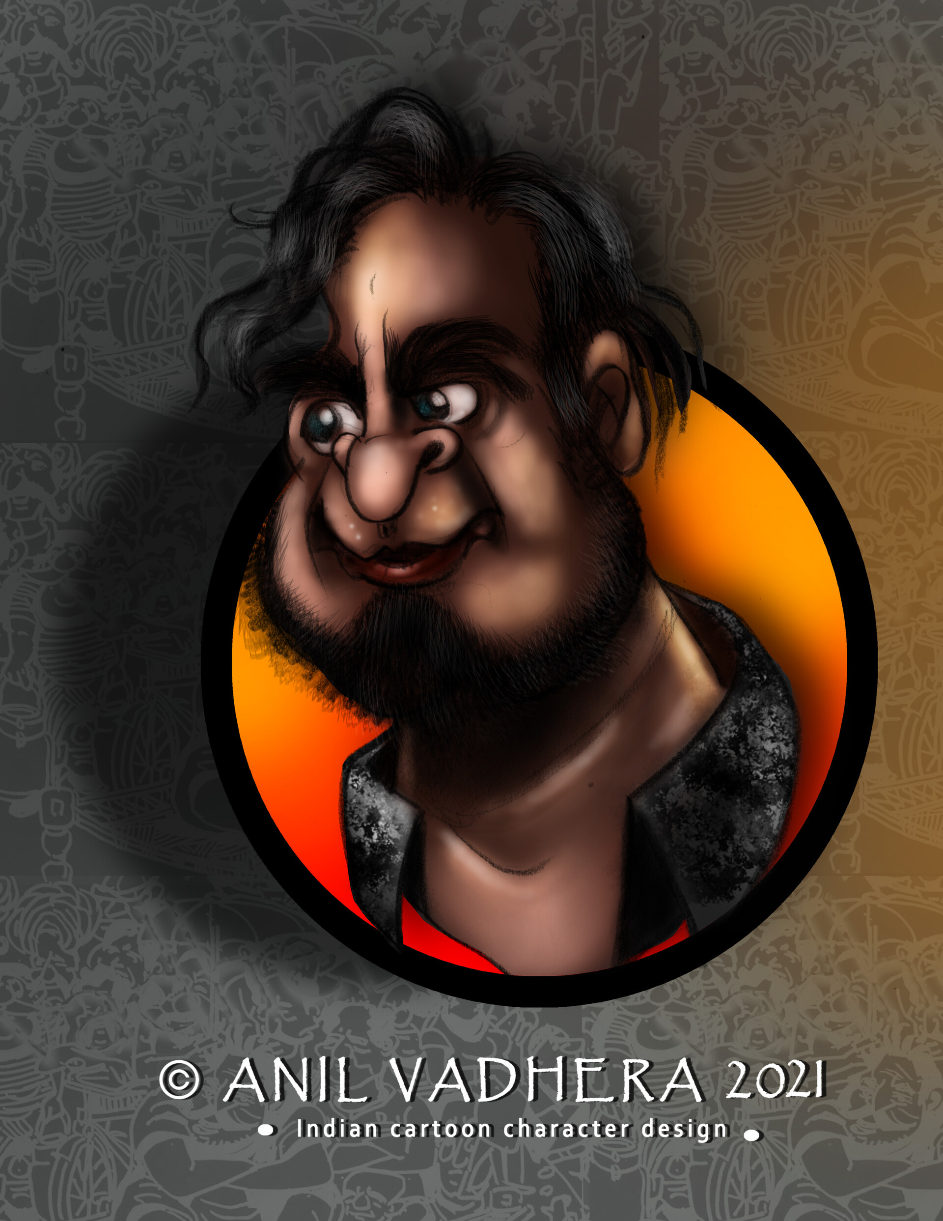 ArtStation - Indian Common Man Cartoon Character