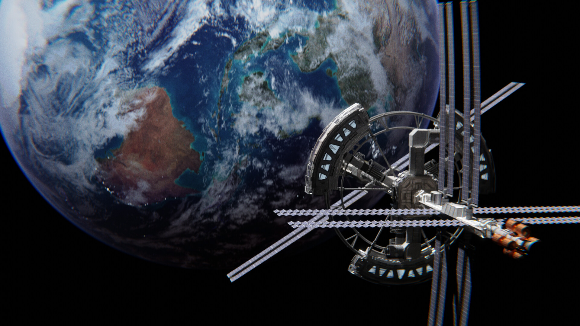 ArtStation - space scene