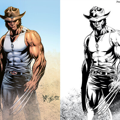 ArtStation - Wolverine Colors - Pencils by Caio Marcus, Inks by Matt James