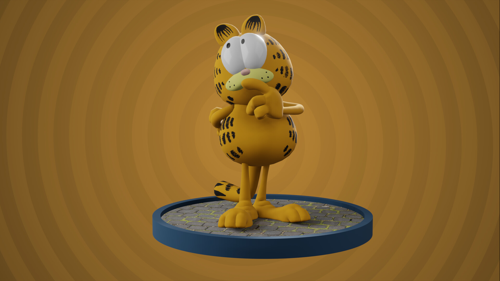 ArtStation - Garfield in 3D