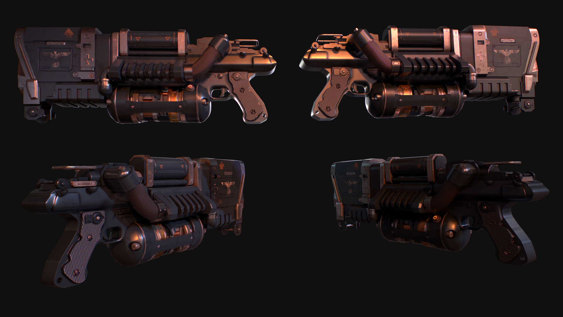 ArtStation - Wolfenstien laserkraft gun